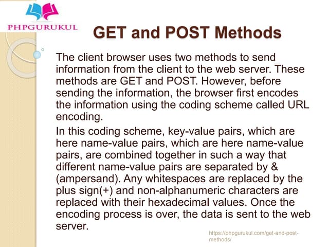 Get and post methods in php - phpgurukul | PPT Get and post methods in php - phpgurukul | PPT