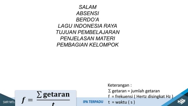 Getaran dan gelombang | PPTX