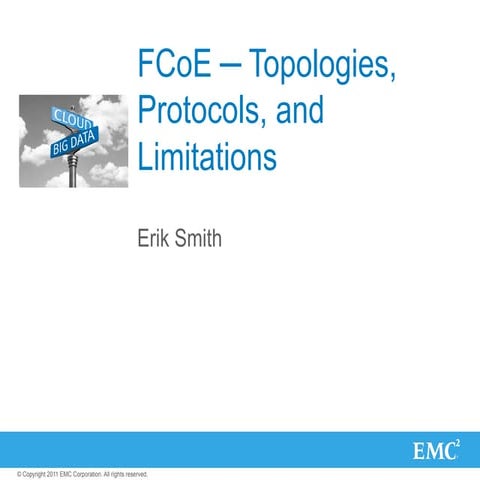 FCoE - Topologies, Protocol, and Limitations | PDF