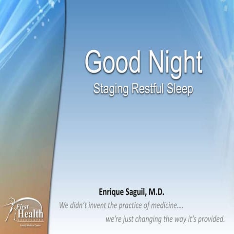 Good Night (slide share edition) | PPTX