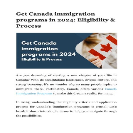 Get Canada immigration programs in 2024_ Eligibility & Process.pdf