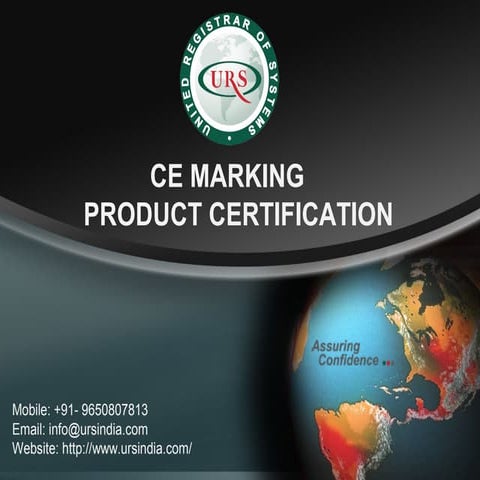 Get ce marking certificate in india | PPT