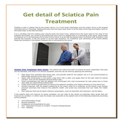 Sciatica | PPTX