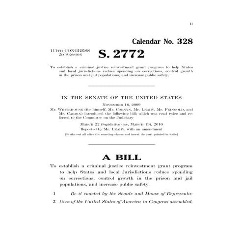 S. 2772 | PDF | Crime & Harmful Acts to Individuals, Society & Human Right Violations ...