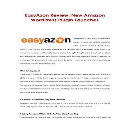 Easyazon Blackhatteam | PDF