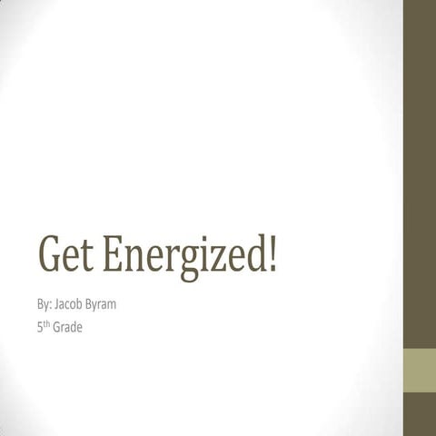 Get energized! | PPTX