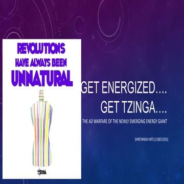 Get energized- The Zing about TZINGA! | PPTX