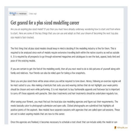 Modelling 101 | PPTX