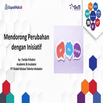 Mendorong Perubahan Melalui Inisiatif Generasi Muda | PPT