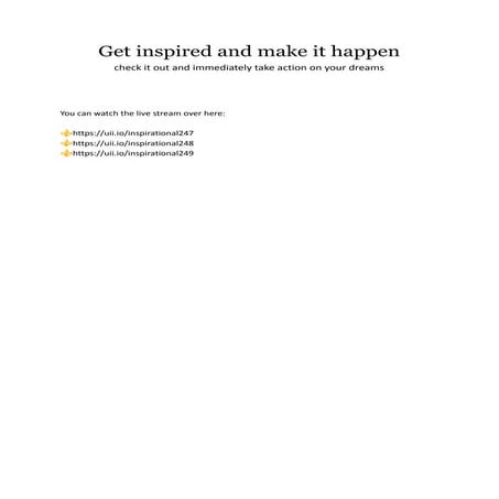 Get inspired and make it happen | PDF