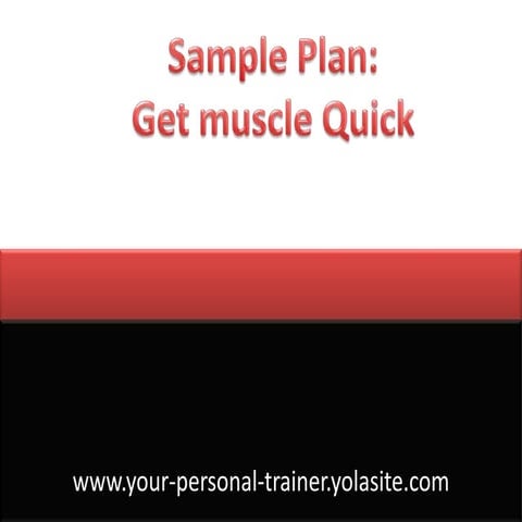 Get muscle quick | PPTX