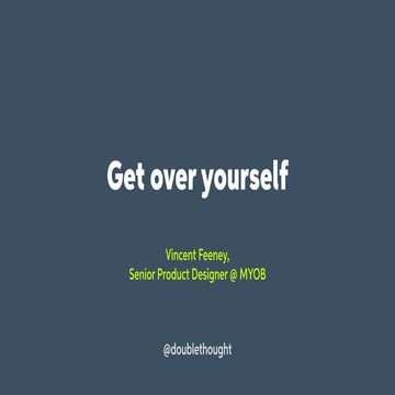 Get Over Yourself | PDF