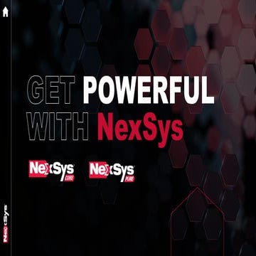 Get powerful with NexSys® | PPTX