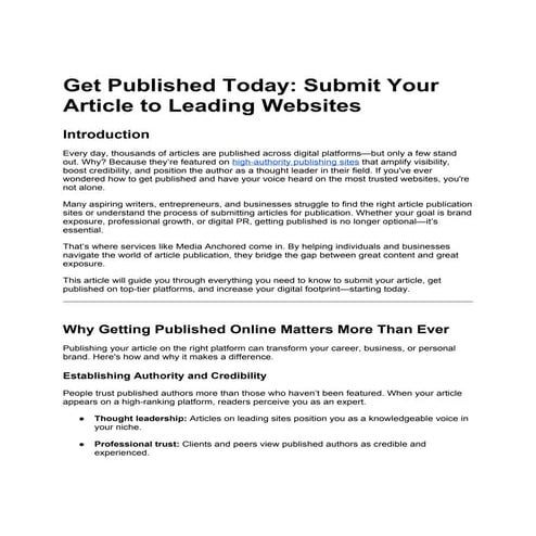 Get Published Today_ Submit Your Article to Leading Websites.docx