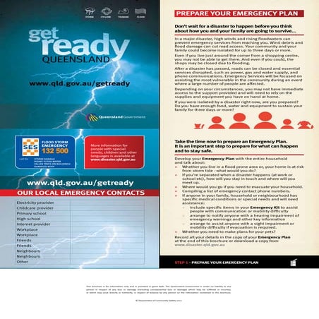 Get Ready Queensland 2013 | PDF