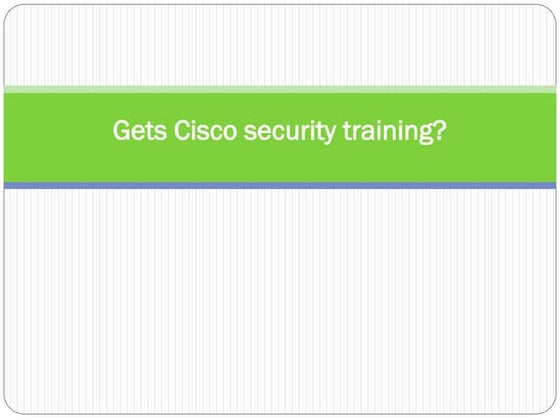 Cisco Security Training Qos Networking Implementing Cisco Network