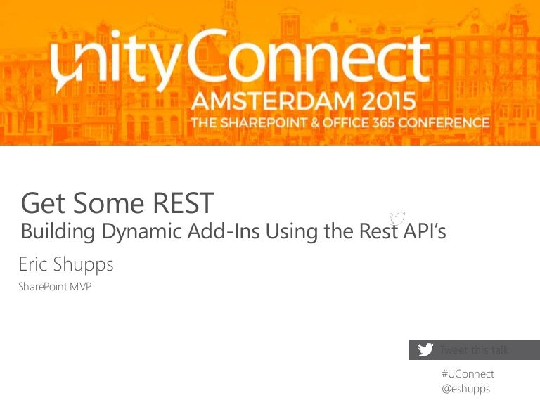 Get Some Rest - Taking Advantage of the SharePoint 2013 REST API