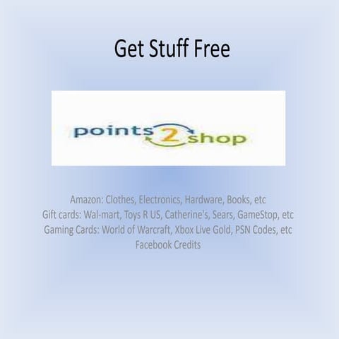 Get stuff free | PPTX