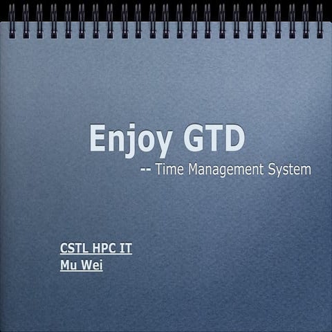 Get Things DONE | PPT