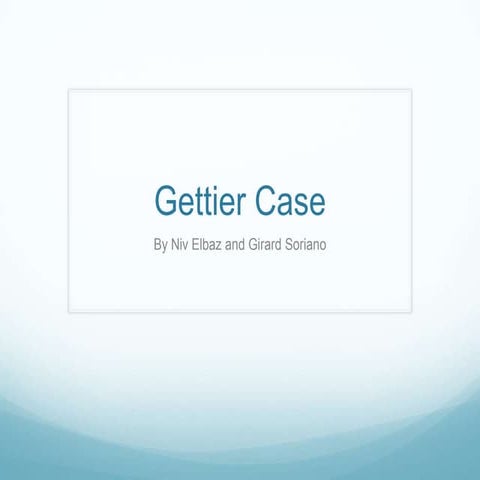 Gettier case | PPTX