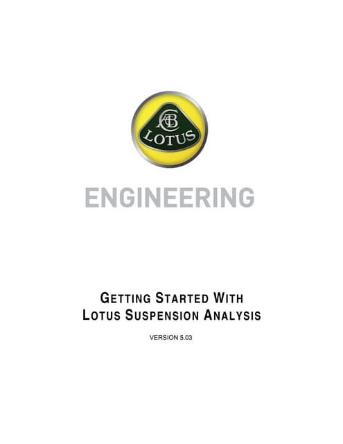 Getting started-with-lotus-suspension-analysis | PDF Getting started-with-lotus-suspension-analysis | PDF