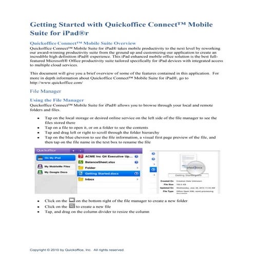 Getting Started | DOCX