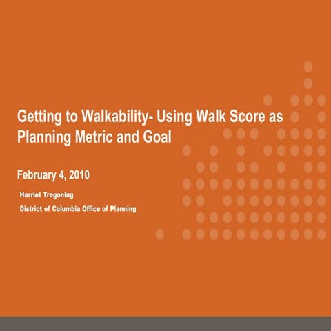 Getting To Walkability | PDF