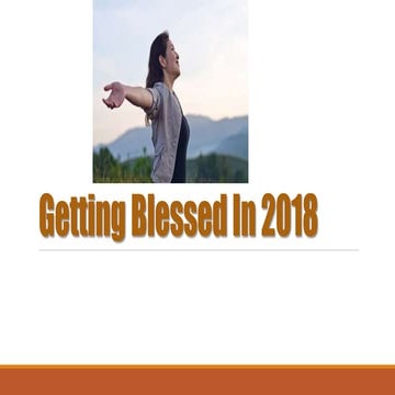 BLESSED TO BE A BLESSINGdfghmfgfbd fgd bfc.pptx