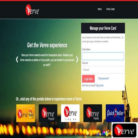 Getting More from Your Verve Card | PDF