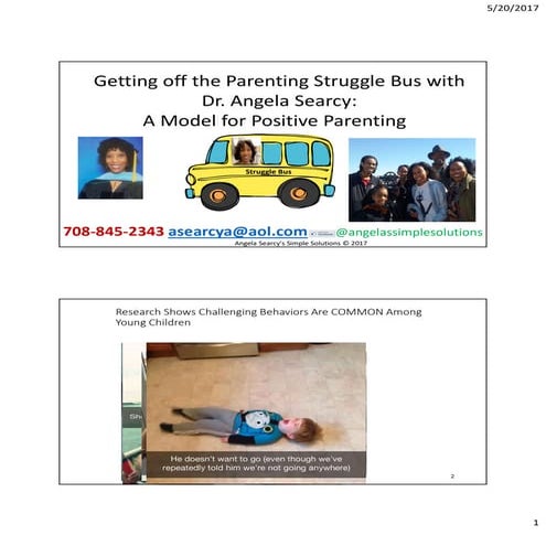 Dr. Angela Searcy presentations
