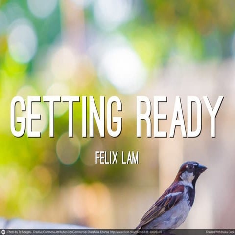 Getting ready | PDF