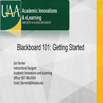 Blackboard Training | PPT