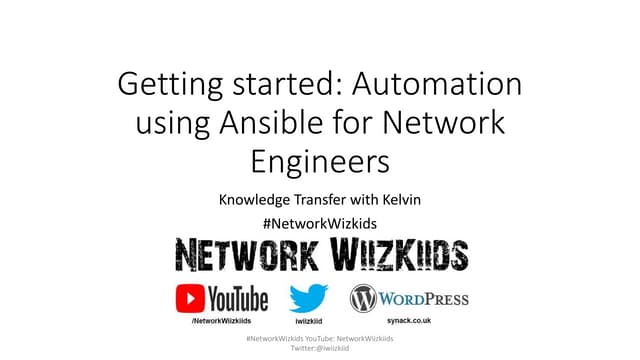 Getting Started With Automation Using Ansible Ppt