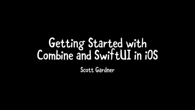 Getting Started With Combine And Swiftui Ppt 5418