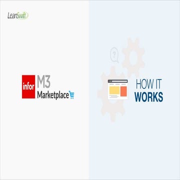 Getting started with Infor M3 Marketplace | PDF