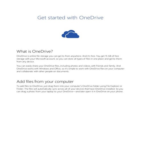 OneDrive Presentation | PPTX