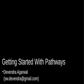 Getting Started With Pathways | ODP