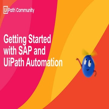 Introduction To Sap And Uipath Automation Pdf Databases Computer