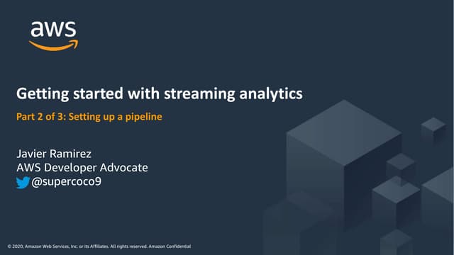Getting Started With Streaming Analytics Setting Up A Pipeline Pdf