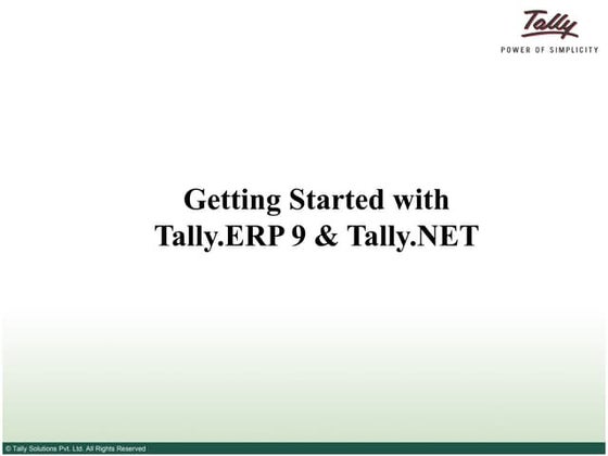 Application management and controls in tally | PDF | Operating Systems ...