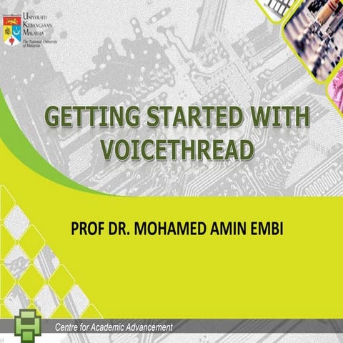 Getting started with voicethread | PPT