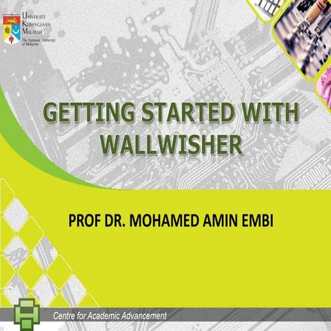 Getting started with wallwisher | PPTX