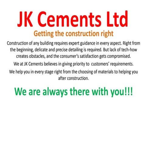 Getting the construction right | PPT