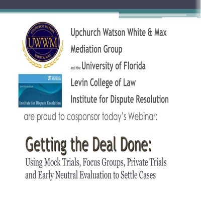 Getting the Deal Done | PPTX