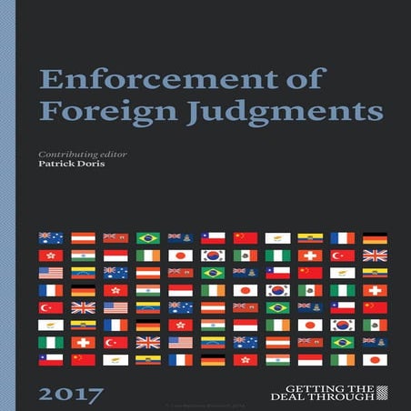 Getting The Deal Through: Enforcement of Foreign Judgments 2017 | PDF