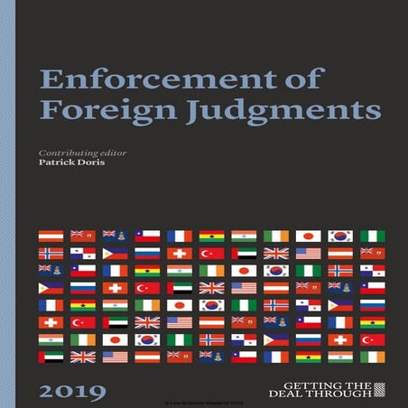 Getting the Deal Through: Enforcement of Foreign Judgments 2019 | PDF