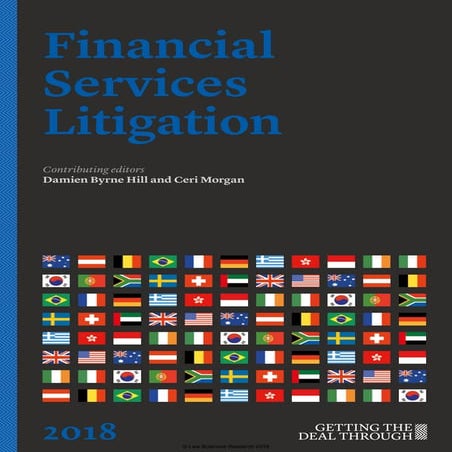 Getting The Deal Through: Financial Services Litigation 2018 | PDF