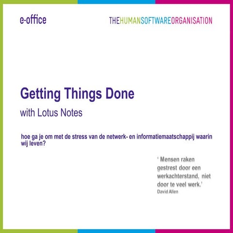 Getting Things Done | PDF
