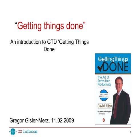 Getting things done | PPT
