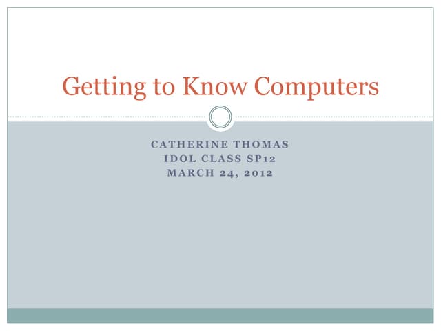 Types of Computers | PPT